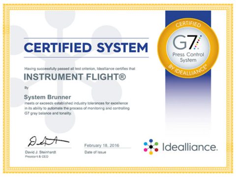 System Brunner Instrument Flight®: Worldwide 1st G7® Press Control System certification | System ...